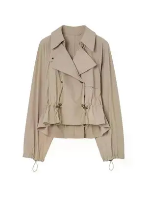 Burberry Detachable-hood Stretch-nylon Jacket - Neutrals