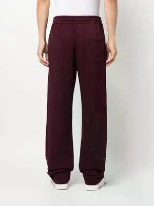 Off-White Logo-embroidered Cotton Track Pants