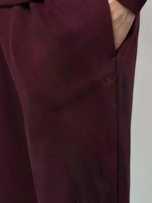 Off-White Logo-embroidered Cotton Track Pants