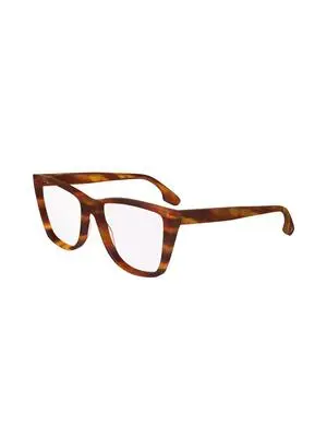 Victoria Beckham Striped Blonde-pattern Glasses