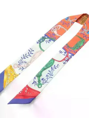 Hermès 2010s Etriers Remix Twilly Scarf
