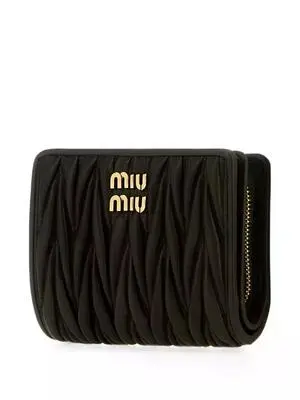 Miu Miu Matelassé Leather Wallet
