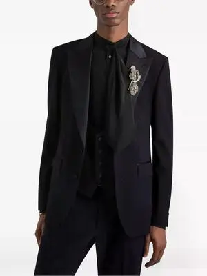 Dolce & Gabbana Single-breasted Two-piece Wool Tuxedo Suit