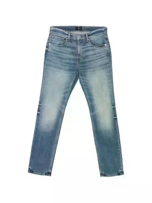 7 For All Mankind Faded Whiskered Jeans - Blue