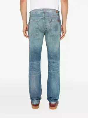 7 For All Mankind Faded Whiskered Jeans