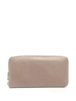 Hermès 2013 Zip-up Wallet - Grey