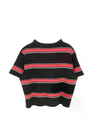 LOUIS VUITTON 2010s Striped Cropped T-shirt