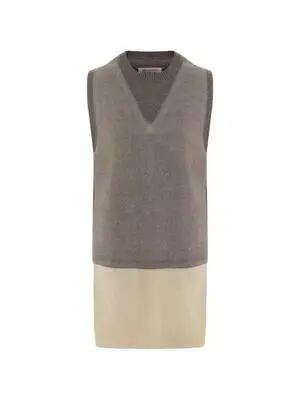 MAISON MARGIELA Sleeveless Top - Brown