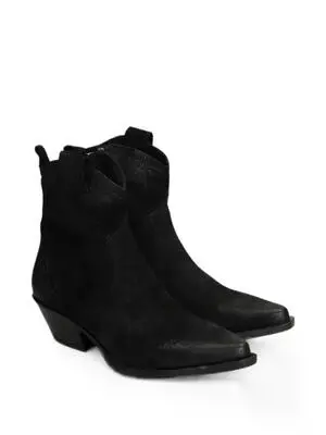 METISSE Texan Side-zip Ankle Boots
