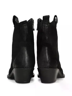 METISSE Texan Side-zip Ankle Boots