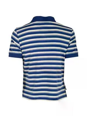 Denimist Striped Short-sleeve Polo Top