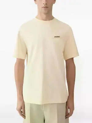 Jacquemus Logo-patch T-shirt - Neutrals