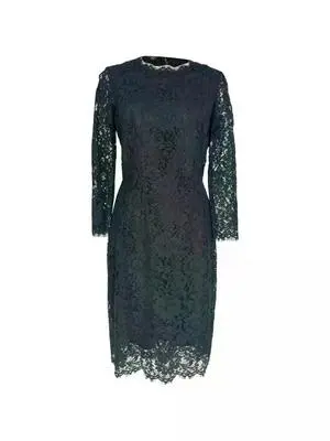 Dolce & Gabbana Lace Long-sleeve Dress - Black