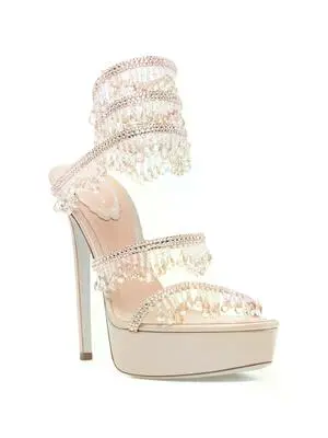 Rene Caovilla Cleo Jahanara Sandals - Neutrals