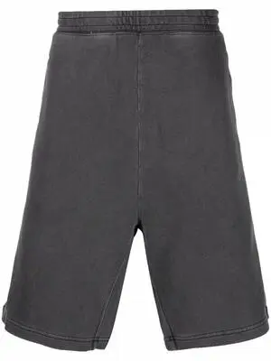 Carhartt Work In Progress Rear Logo-patch Shorts - Grey
