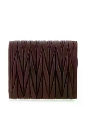 Miu Miu Matelassé Leather Wallet
