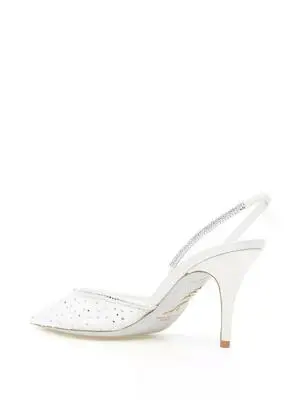 Rene Caovilla Belle Crystal-embellished Slingback Sandals