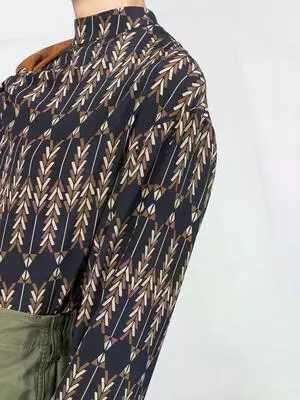 Stella McCartney Zadie Knotted High Neck Blouse