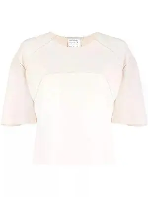 Stella McCartney Piped-seam Cropped Blouse