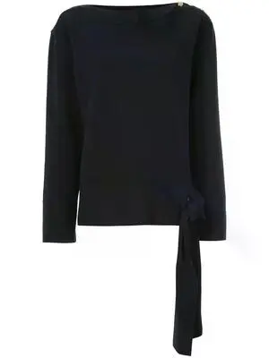 Stella McCartney Boat Neck Button Jumper - Blue
