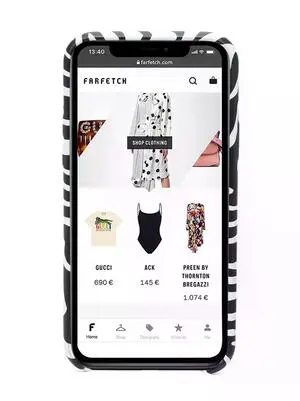Dsquared2 Zebra-print Iphone 11 Pro Case - Black