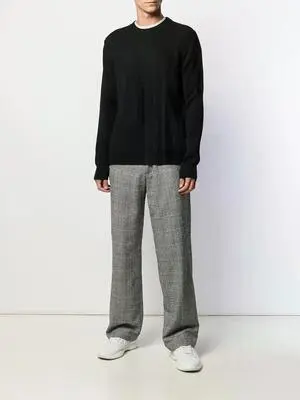 ROBERTO COLLINA Knitted Sweatshirt - Black