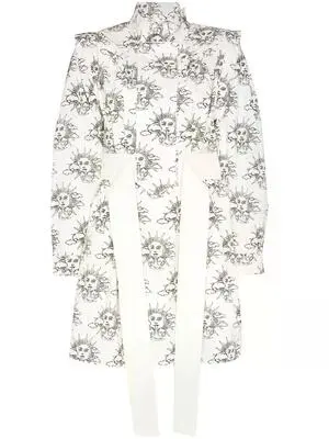 Stella McCartney Watw Sun-print Mini Dress - Black