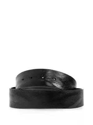 DIESEL® B-1dr Leather Belt - Black