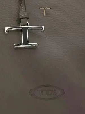 TOD'S T Timeless Pebbled Handbag