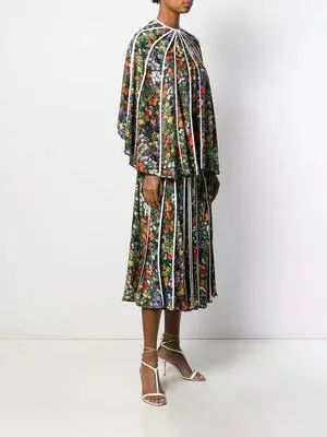 Stella McCartney Asymmetric Floral Print Blouse