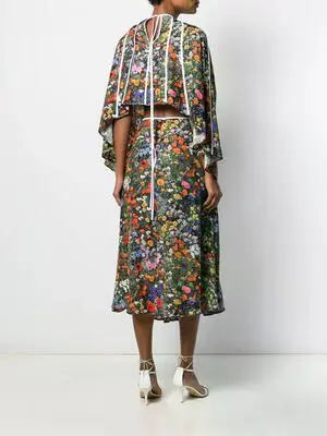 Stella McCartney Asymmetric Floral Print Blouse