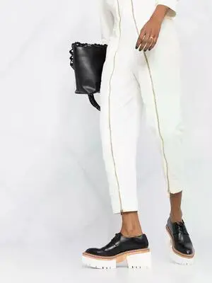 Stella McCartney Double-zip Tapered Jumpsuit