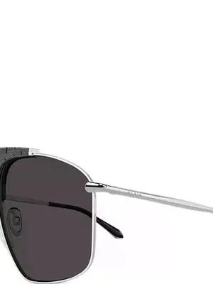 Alaïa Croc-effect Pilot-frame Sunglasses