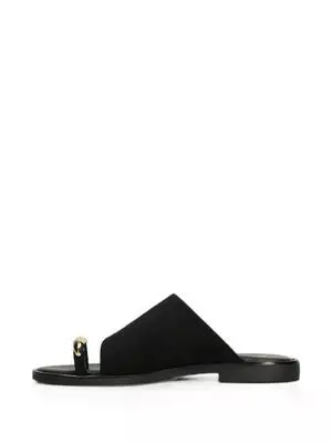 NICOLAS LAINAS Embellished Toe-strap Sandals
