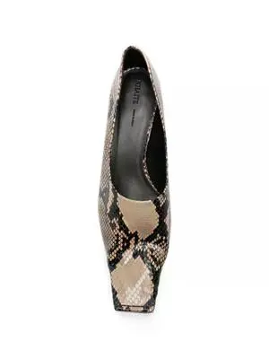 Khaite Marlene Snakeskin-effect Pumps