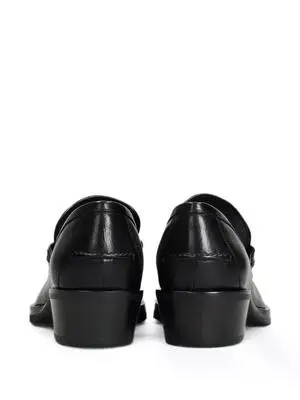 JIMMY CHOO Wilder Square-toe Loafers