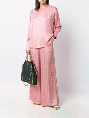 Stella McCartney Logo-print Palazzo Trousers