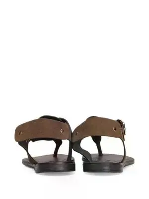 NICOLAS LAINAS Buckle-fastening Sandals - Brown