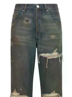 Amiri Mx1 Straight Flare Jeans - Blue