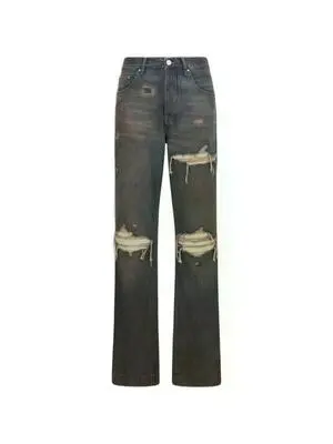Amiri Mx1 Straight Flare Jeans - Blue