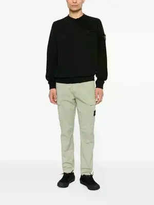Stone Island Logo-patch Chest-pocket Sweatshirt