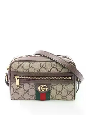 Gucci 2020s Ophidia Gg Supreme Mini Shoulder Bag