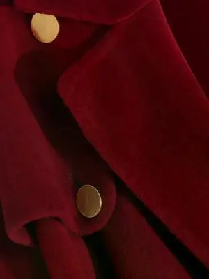 Alberta Ferretti Belted Double-breasted Coat