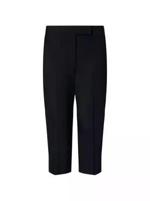 Thom Browne Hopsack Suiting Cropped Trousers