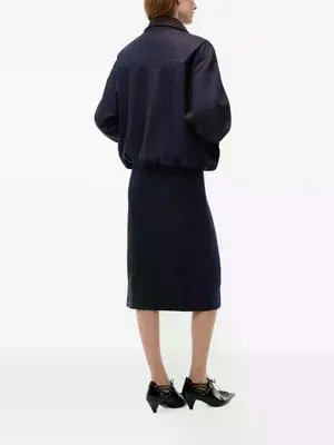 Pinko Zip-up Funnel Neck Coat