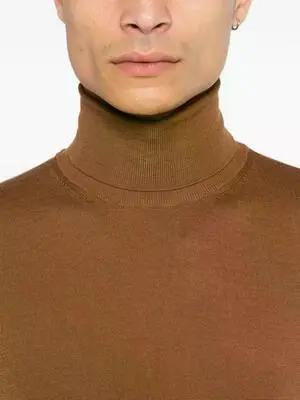 Canali Roll-neck Wool Sweater