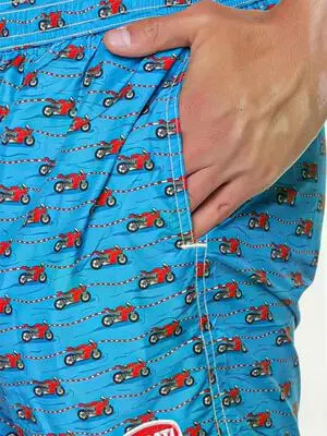 MC2 SAINT BARTH Ducati Micro-print Swim Shorts