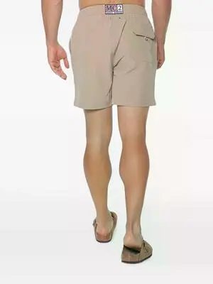 MC2 SAINT BARTH Comfort Logo-embroidered Drawstring Swim Shorts