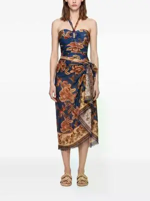 Zimmermann Floral-print Pareo