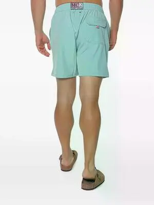 MC2 SAINT BARTH Comfort Logo-embroidered Drawstring Swim Shorts